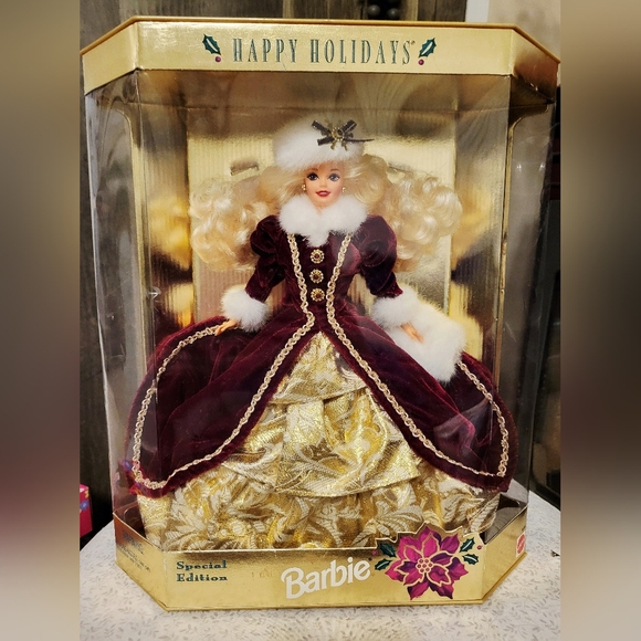 Mattel | Toys | Mattel 56446 Barbie Happy Holidays 1996 Special ...